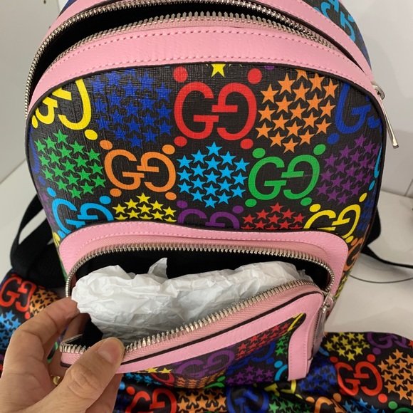 Gucci | Bags | Brand New Gucci Multicolored Backpack | Poshmark